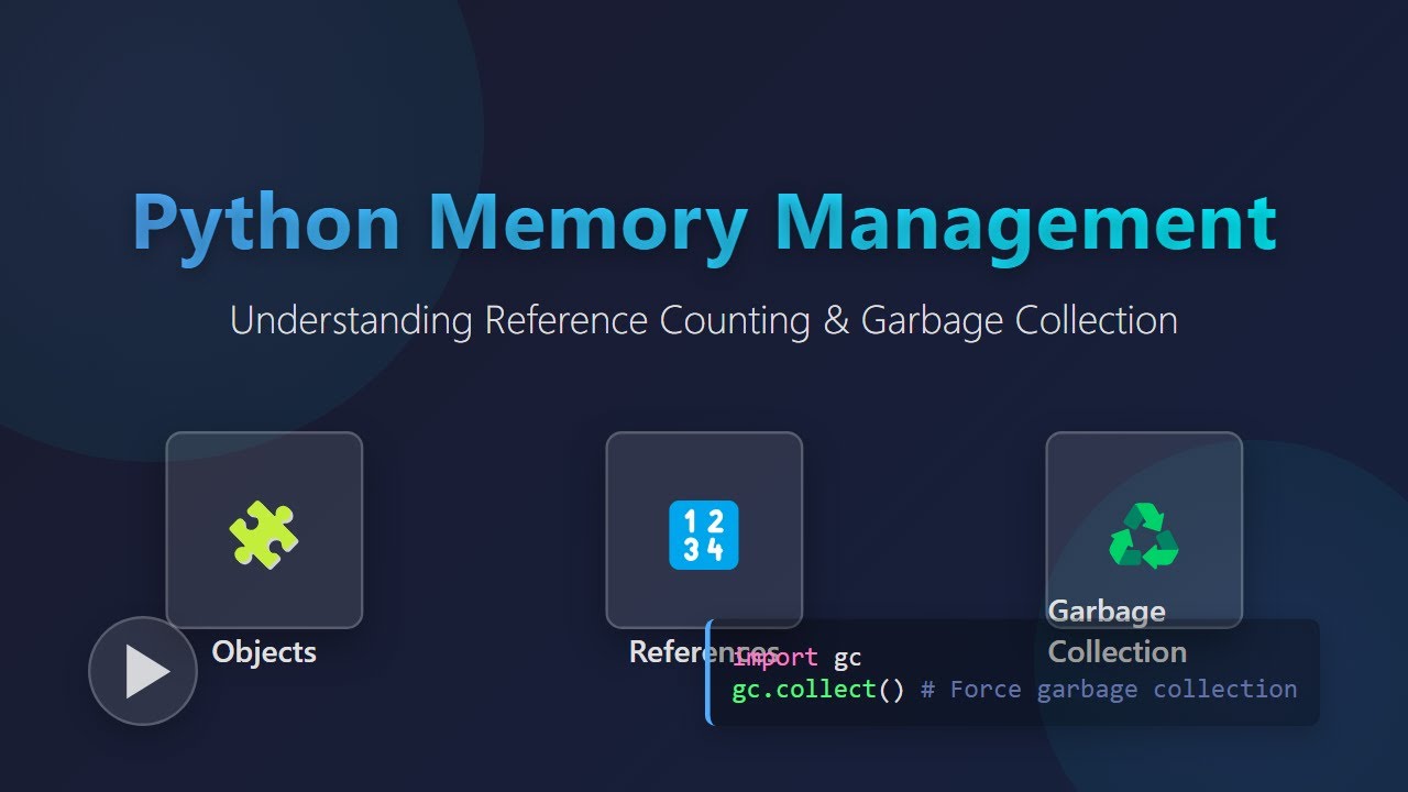 Python Memory Management: Reference Counting & Garbage Collection Explained!