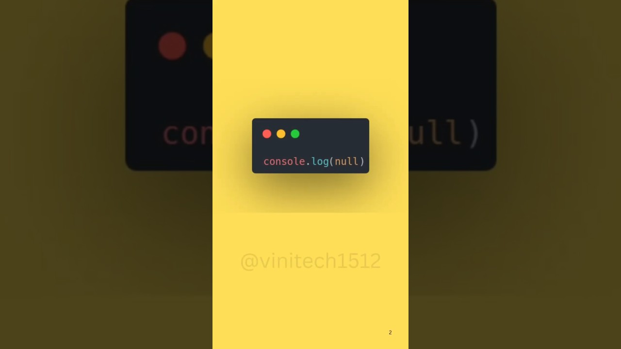 Guess the Output 9: console.log(null) | JavaScript Interview Question#shorts #viral #coding #trend