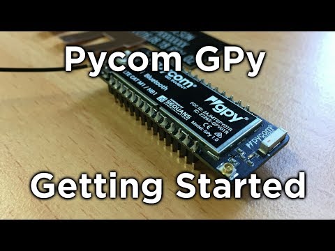 Getting Started with Pycom GPy - Video Tutorial Australia