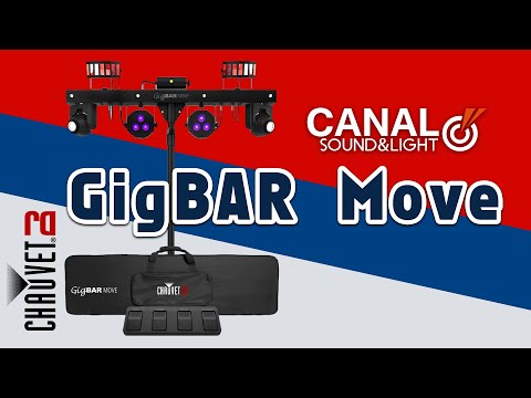 Chauvet Gigbar MOVE 5-in-1 Lighting System DJ LED Laser | Reverb