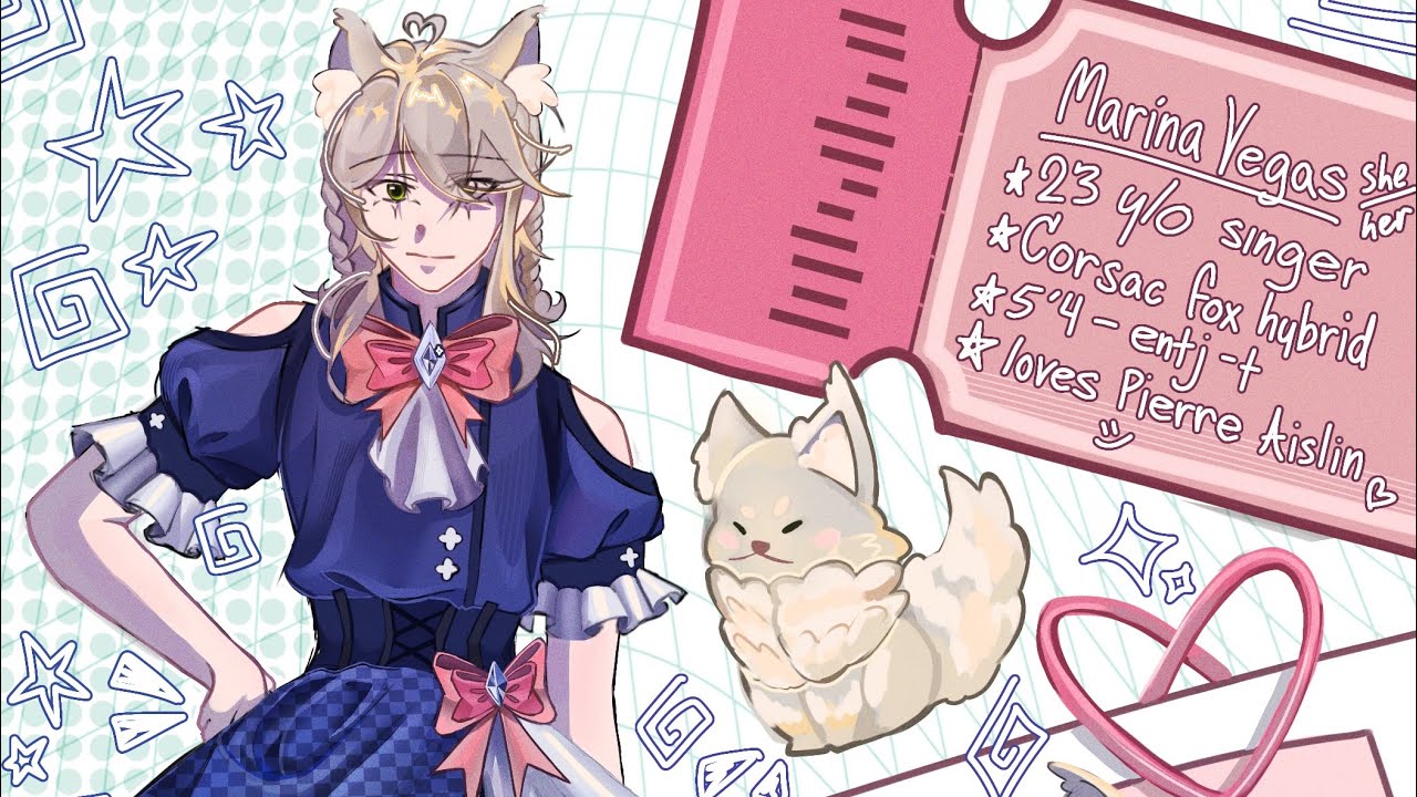 OC Reference Sheet || Ibispaint X Speedpaint