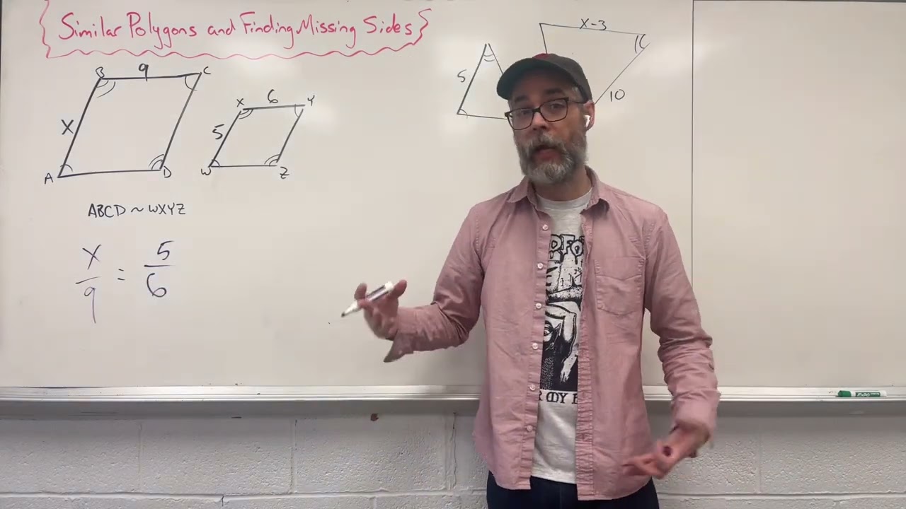 Geometry - Similar Polygons and Finding Missing Sides