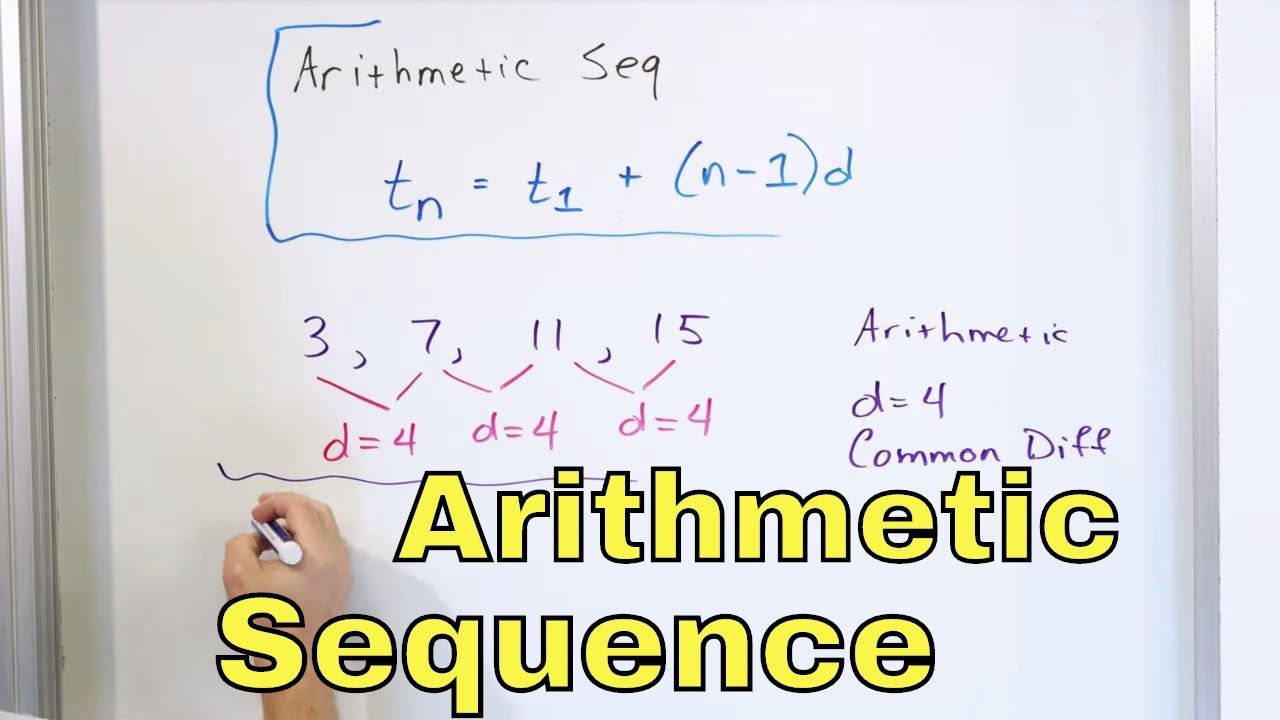 04 -What is an Arithmetic Sequence? - Part 1 - Arithmetic Sequence Formula & Examples