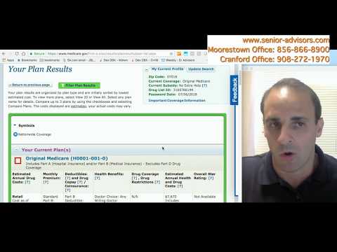 How to do the Part D Analysis Using Medicare.gov