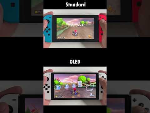 Standard Nintendo Switch vs. Switch OLED Comparison #nintendoswitcholed #nintendoswitch