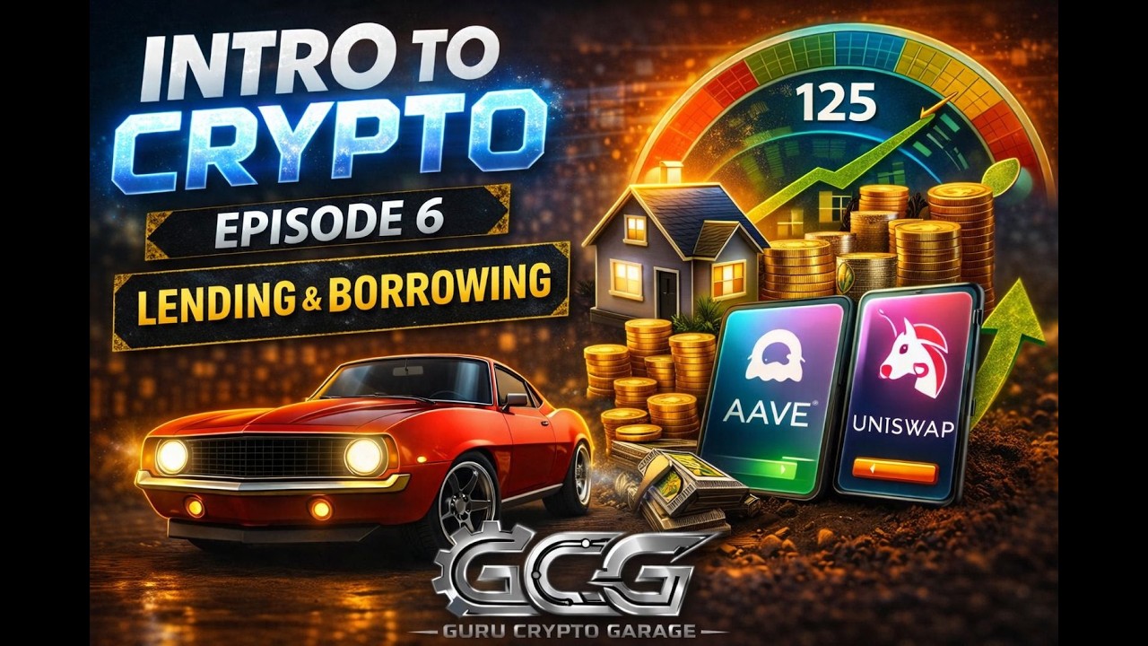 Intro to Crypto – Episode 6: DeFi Lending & Borrowing Explained (Uniswap vs Aave)