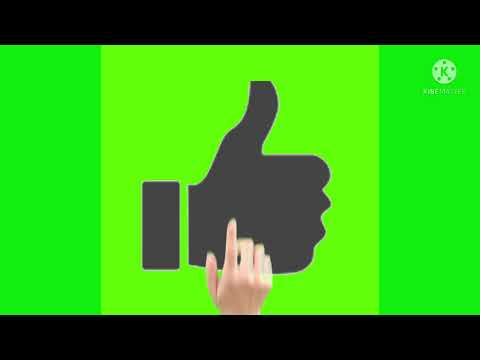 Subscribe and ring the bell and like this video (green screen)