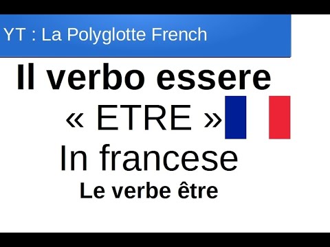 Francese A1 - A2 - Il verbo essere ETRE - Pronuncia CORRETTA