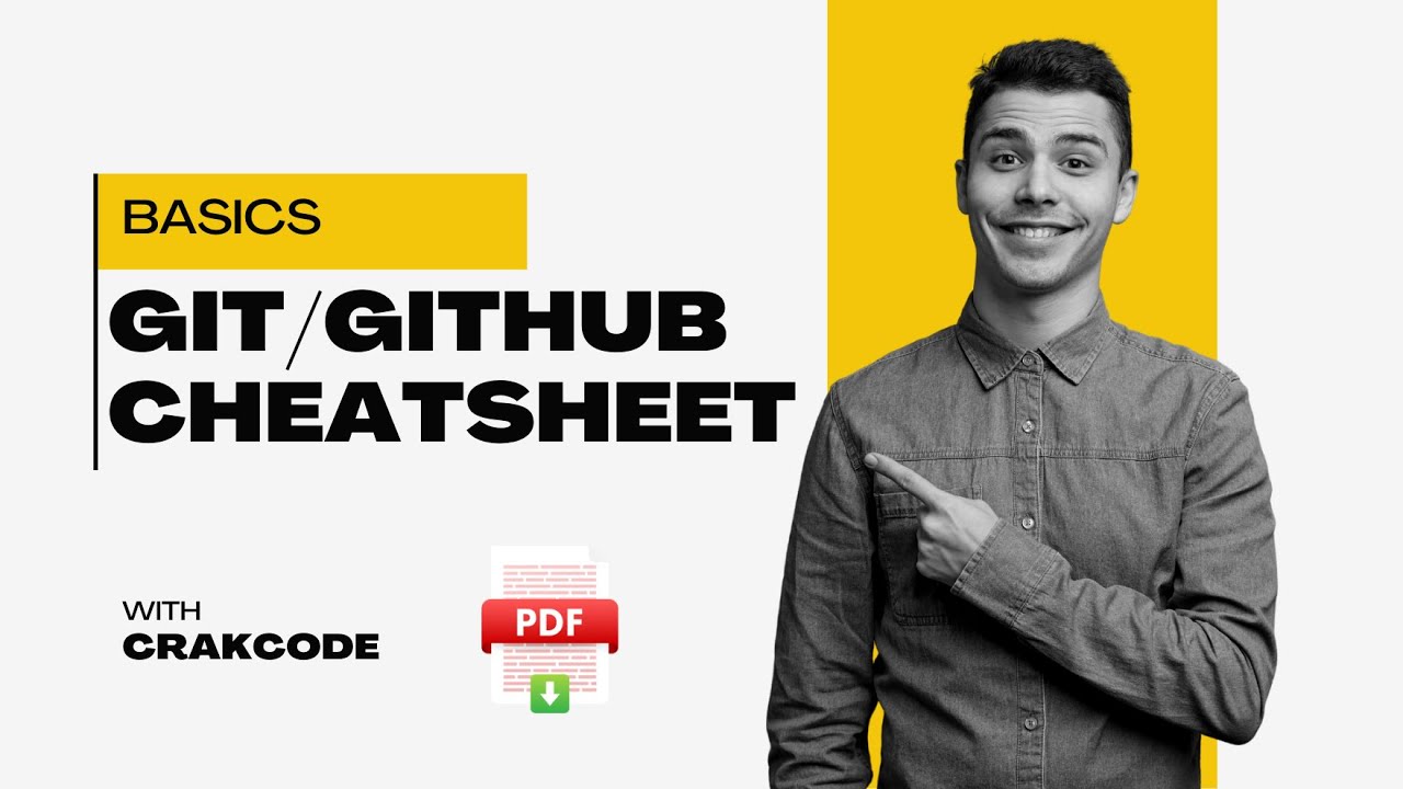 Master Git/GitHub with Our Ultimate Cheat Sheet! | Free PDF Download #crakcode#2024 #placement