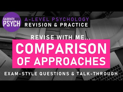 Comparing Approaches - Exam Questions & Revision - A-Level - AQA Psychology