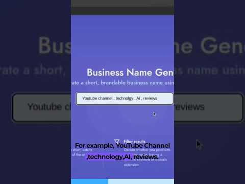 The Name wizard companion - Business name generator