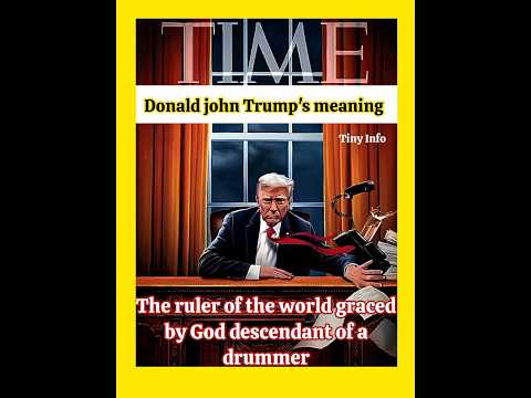 Donald Trump name meaning #tinyinfo #america #donaldtrump #trump #donald