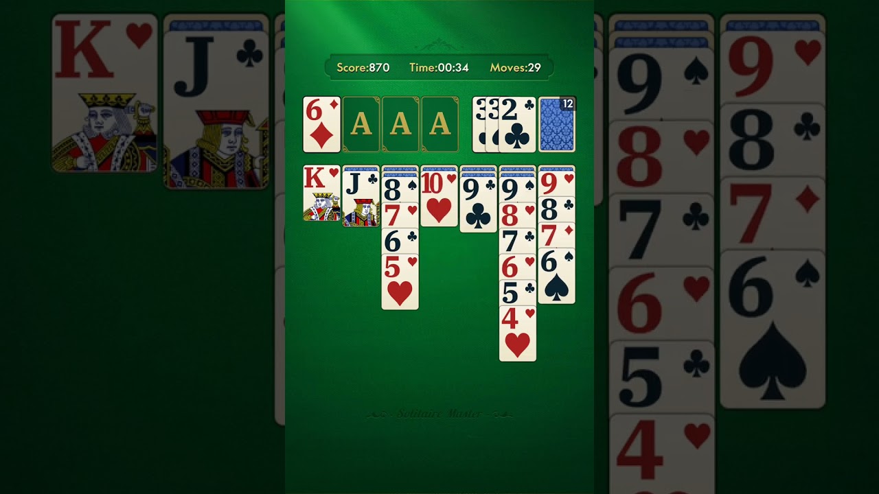 Solitaire Master Klondike Patience Card Game