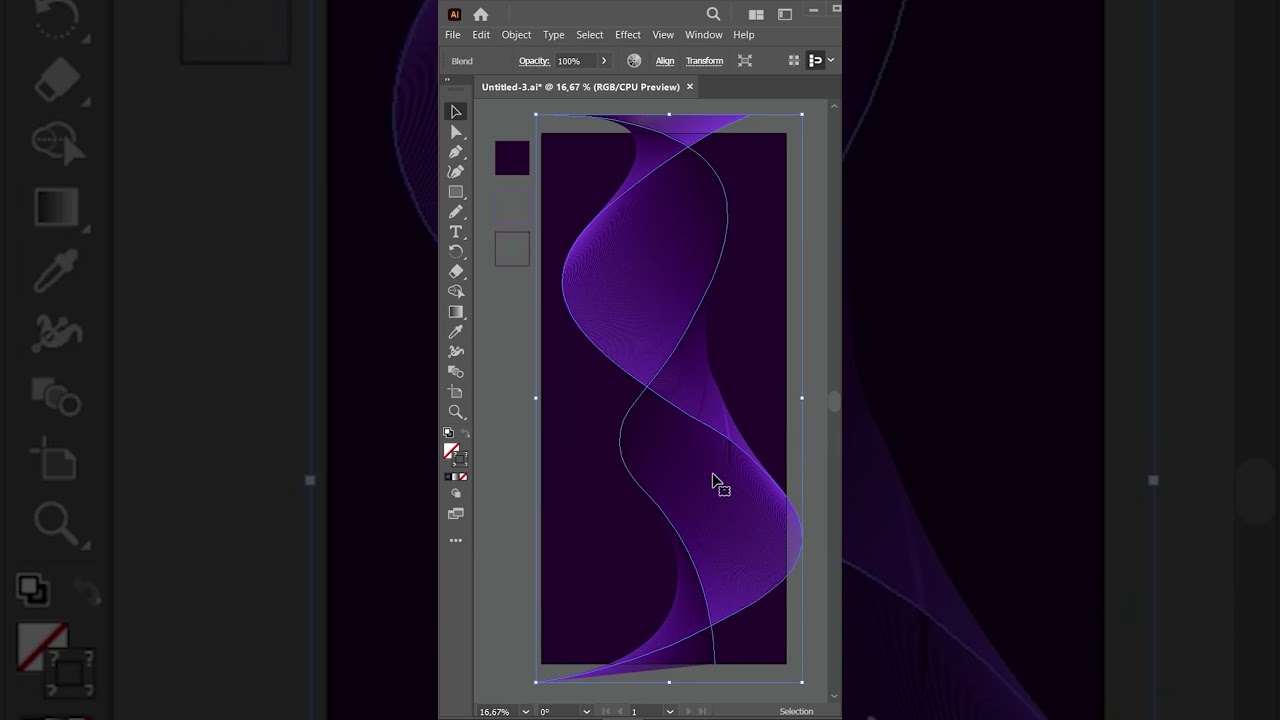 TUTORIAL | futuristic background | adobe Illustrator | vector #shorts #vector #tutorial #background