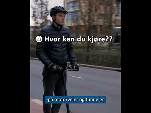 Hva er reglene for el-sparkesykkel?