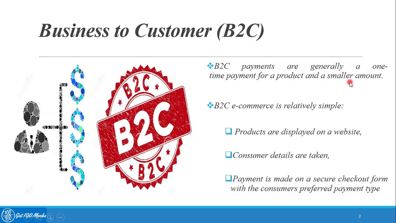 3.2  B2C and  B2B Payments