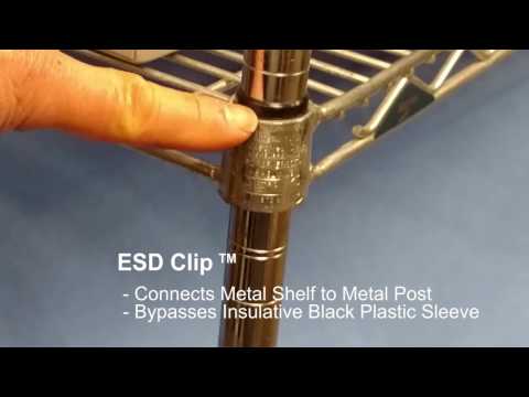 How to Install an ESD Clip to ground a cart