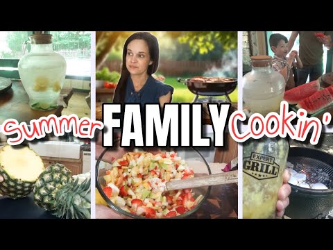 Not his best day...🤭 Fruit Salsa, BBQ Bacon Egg Salad, & Almost Burnt Chicken | Summer Recipes