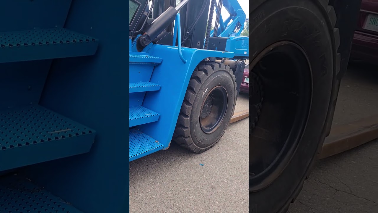 Big fork lift.