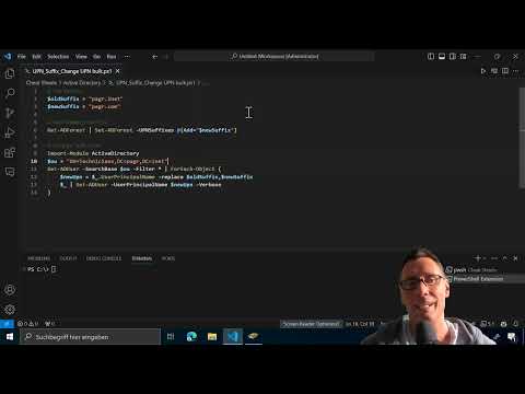 Active Directory: UPN Suffix ändern