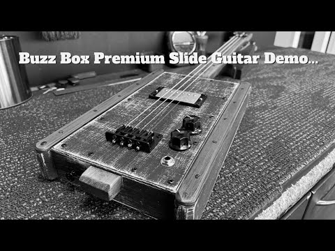 Buzz Box Touring - Four String - Cigar Box Guitar | Reverb