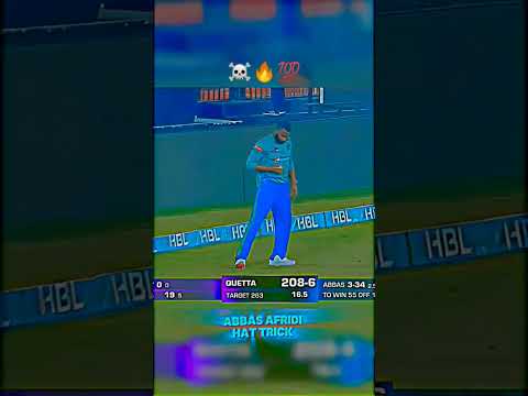 Abbas afridi hatrick in hbl psl 8☠️🔥🥵