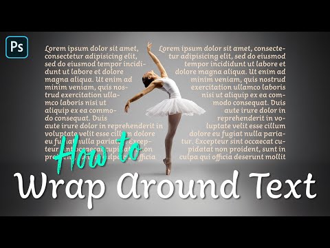 Photoshop: How to Wrap Text Around Any Shape!