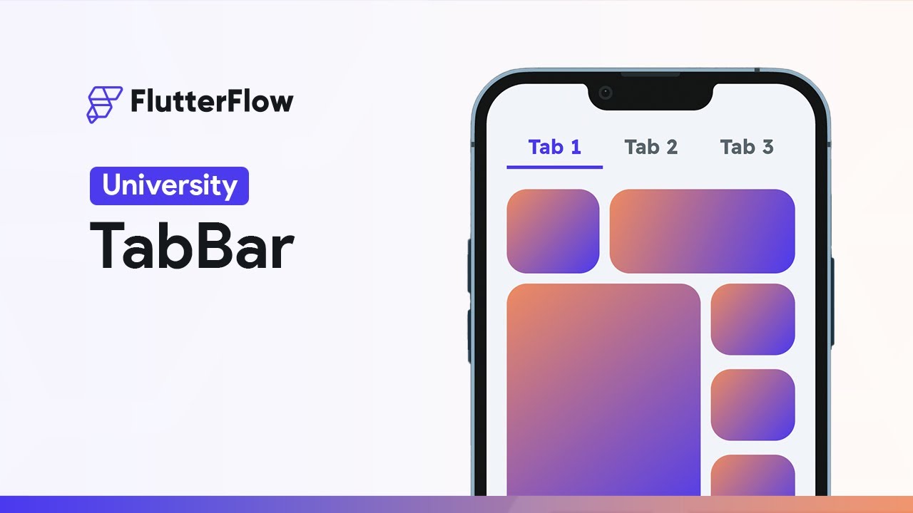 TabBar | FlutterFlow University