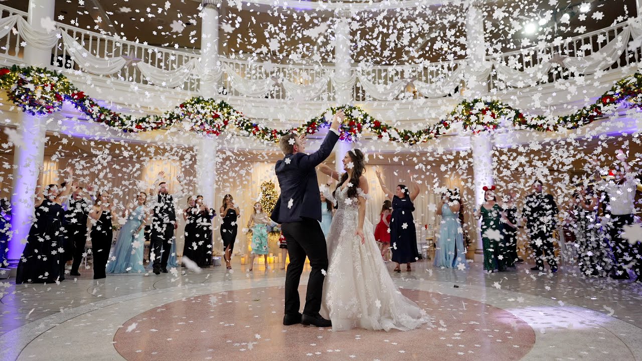 The Ultimate Christmas Wedding at Epcot | Jamie & Seth