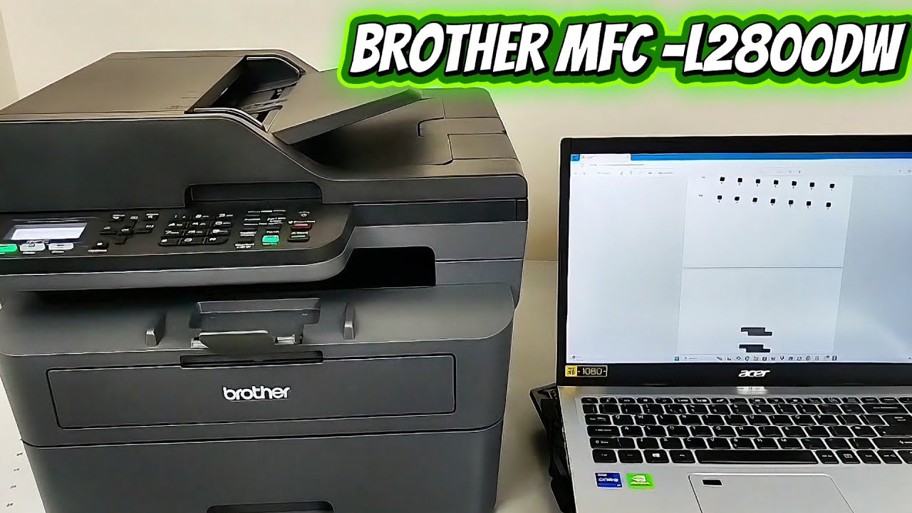 How to Scan to PDF and Print Double-Sided on a Brother MFC-L2800DW