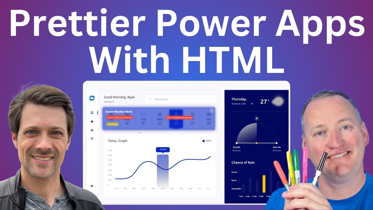 Power Apps : UI with Stunning HTML Gradients & Styles