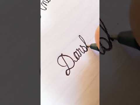 Darshil name in cursive handwriting subscribe to my channel #short