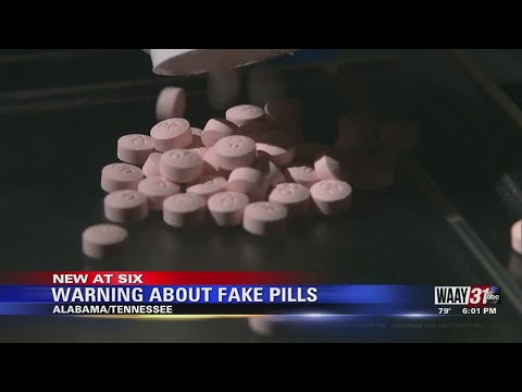 Warning About Fake Pills