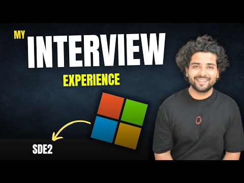 Microsoft SDE2 Hiring Process 2025 | My Interview Experience & Tips to Crack