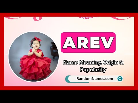 Arev - Baby Girl Name Meaning, Origin & Popularity - RandomNames.com