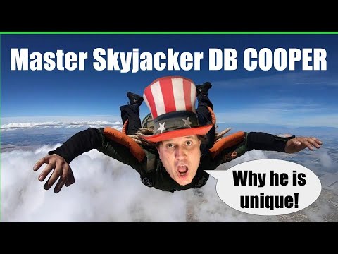 What is so unique about master skyjacker DB COOPER?