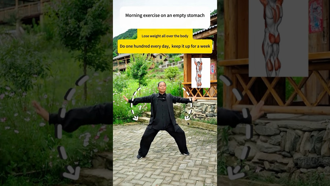 Lose weight all over the body.#taichi #exercise #practice #healthy #meridian #wudang #tcm#loseweight