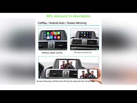 Latest Products You Must Know! Wireless CarPlay Android Auto For BMW NBT 1 2 3 4 5 7 Series F20