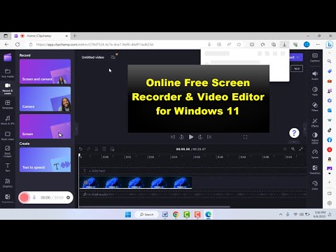 How to Screen Record & Edit Video with Clipchamp on Windows 11 for Free