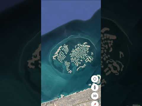 World map shape Island in Dubai || Man made || World Map || Dubai ||