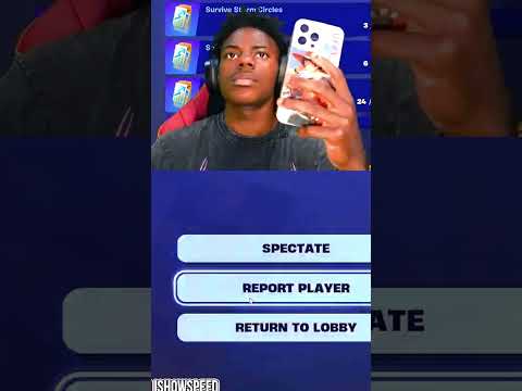 iShowSpeed Reports A Streamsniper To Epic Games After Getting Streamsniped In Fortnite 💀ðŸ˜