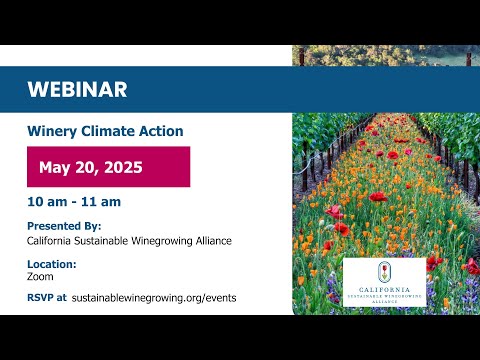 Climate Smart Winery Webinar