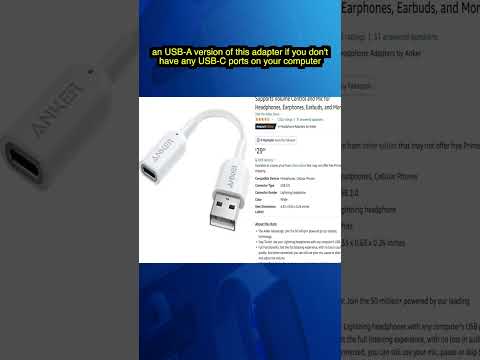 Connect Your Apple Lightning Headphones to a Computer