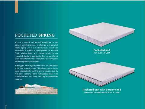 Pocket Spring Manufacturers & Suppliers in India