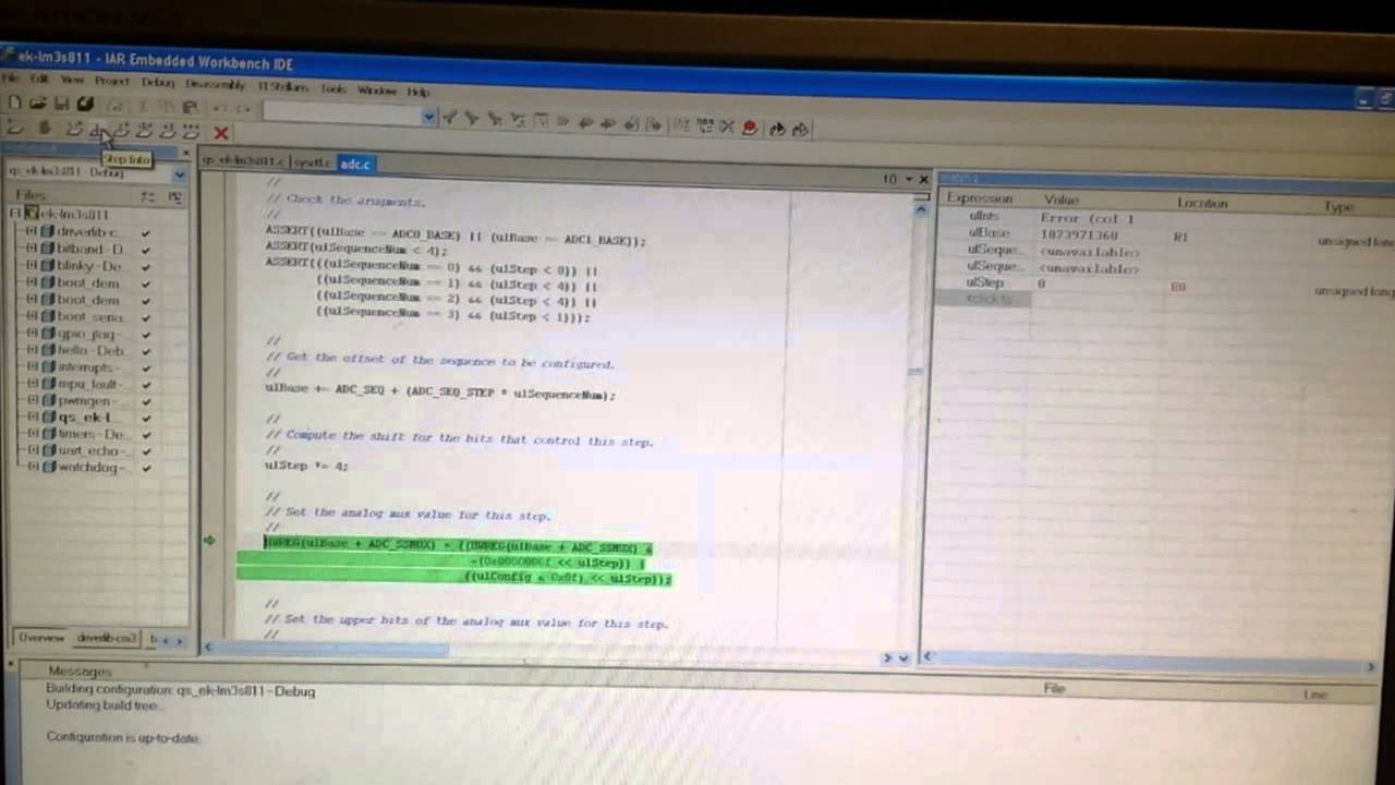 LM3S811 Debugging Using IAR