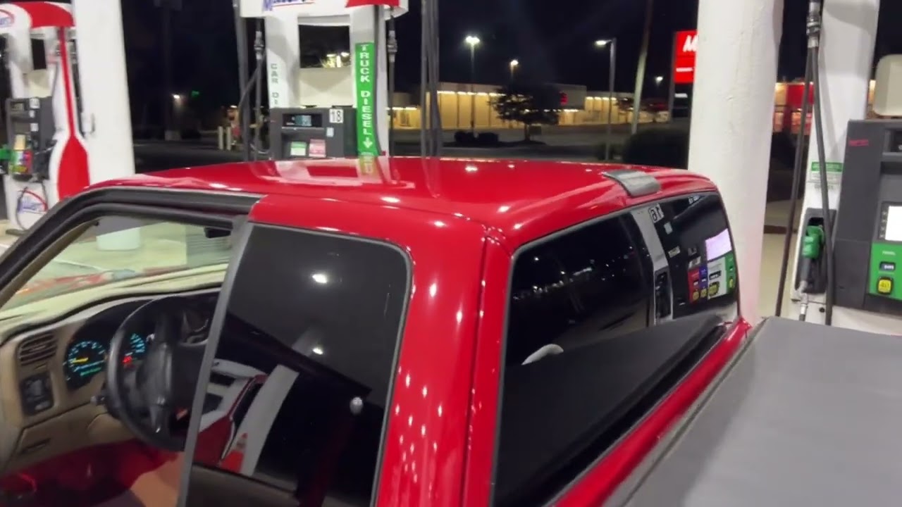 98 Chevy S10 on 24’s with a loud system.