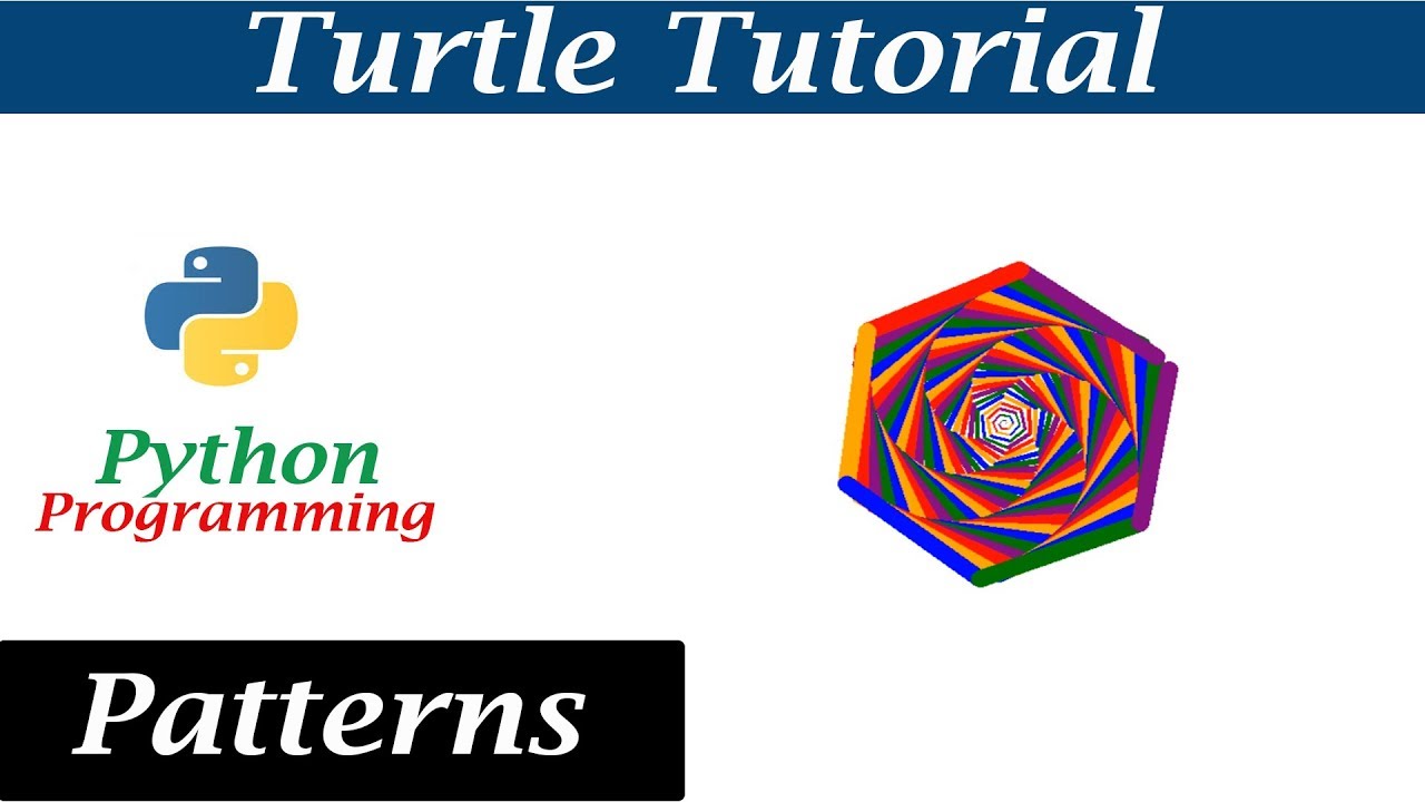 Python Turtle Graphics - Pattern 2 | Drawing Different Shapes