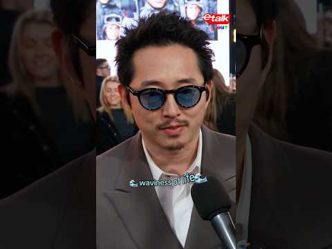 Steven Yeun reacts to being called Sexiest Man Alive | Mickey 17 interview