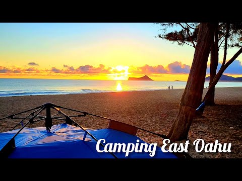 Camping East Oahu | Most Epic Sunrise Ever! Best 24 Hours On The Beach!