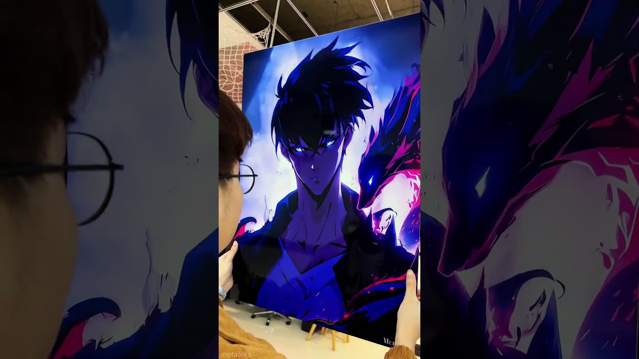 Do you like the ultra-high-definition anime metal poster? #anime #poster #usa#gift #walldecor